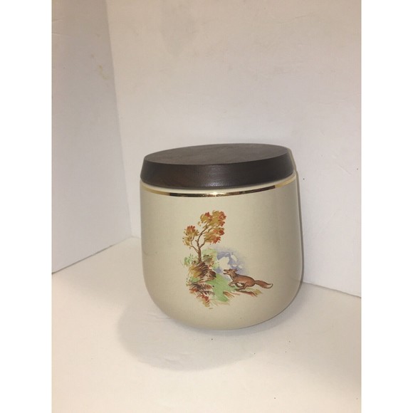 Deco | Accents | Vintage Deco England Heavy Ceramic Tobacco Jar Humidor ...
